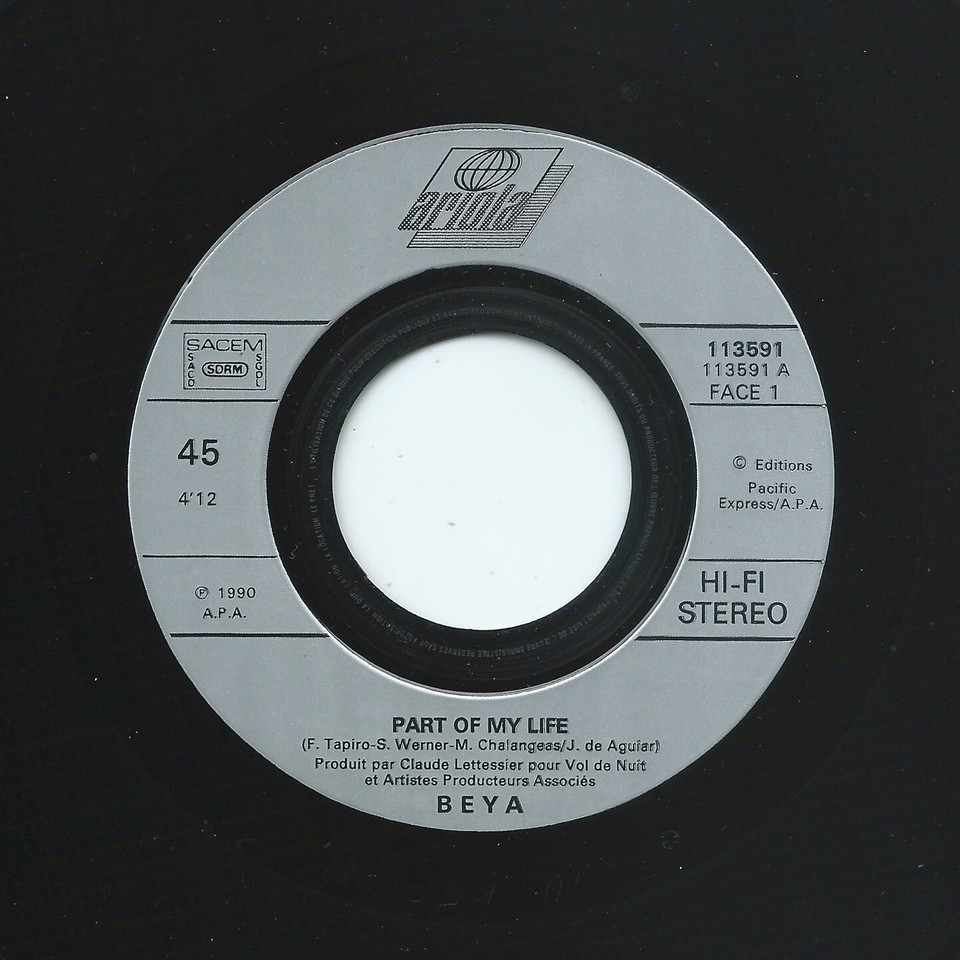 PUB TV la Vache qui rit BEYA Part Of My Life ARIOLA 45t 1990 | eBay UK