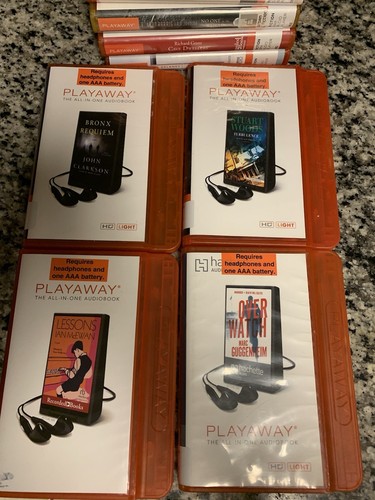 Lot Of 10 Assorted Playaway Preloaded Digital Audio Books Ex-Library | eBay
