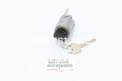 Toyota Land Cruiser OEM Ignition Switch Lock Cylinder & Key Set 69057 ...