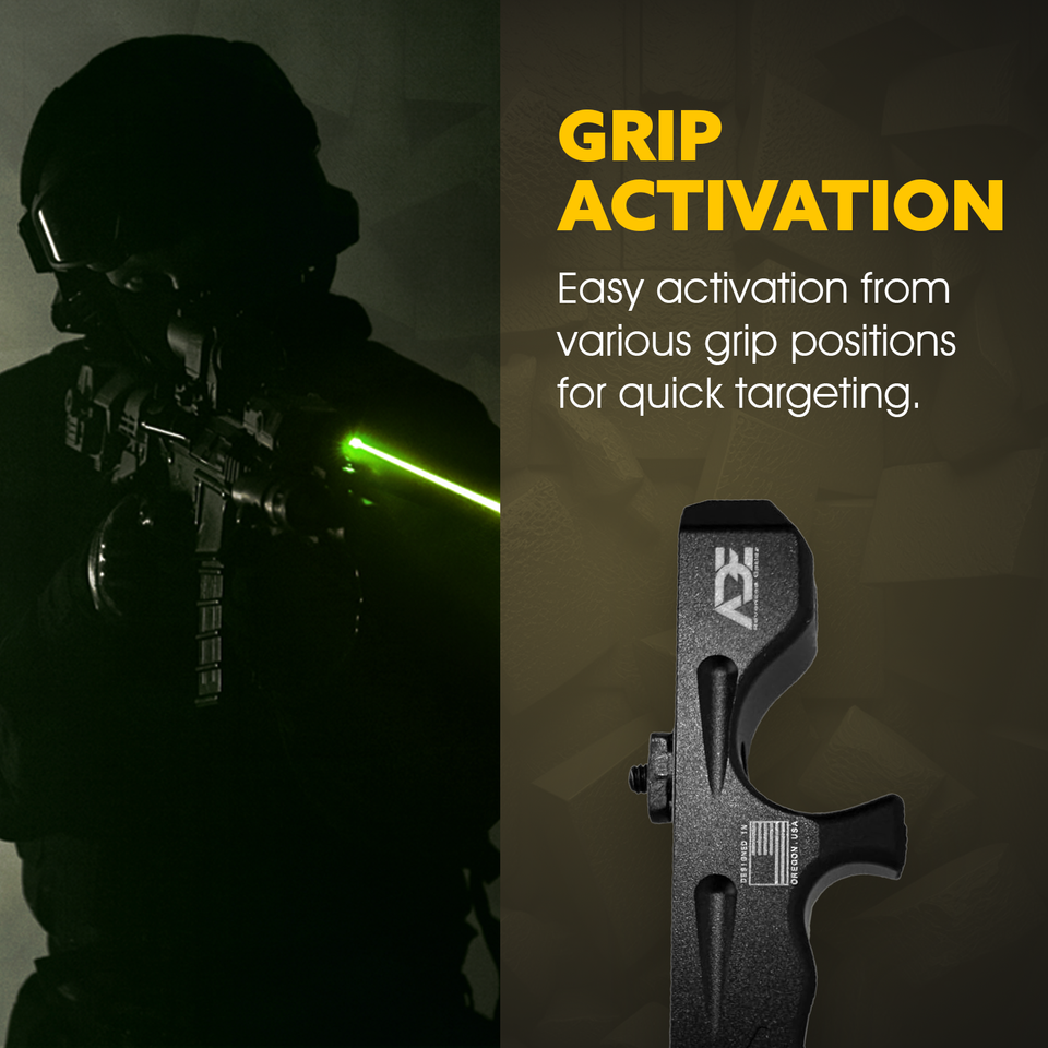ADE HG77 Rechargeable Green Laser for MLOK and Keymod Rail System | eBay