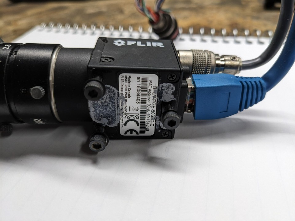 FLIR Blackfly color camera WITH Kowa lens, 5MP, machine vision, IMX264 ...