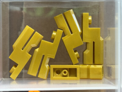 LEGO Parts - Pearl Gold Projectile Launcher, 1 x 2 Blaster - No 69754 ...