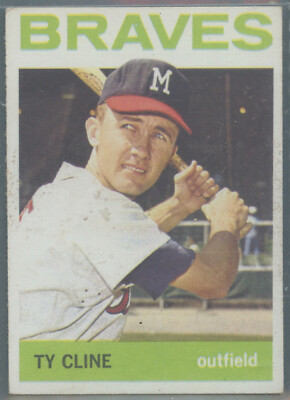 1964 Topps #171 Ty CLine Milwaukee Braves | eBay