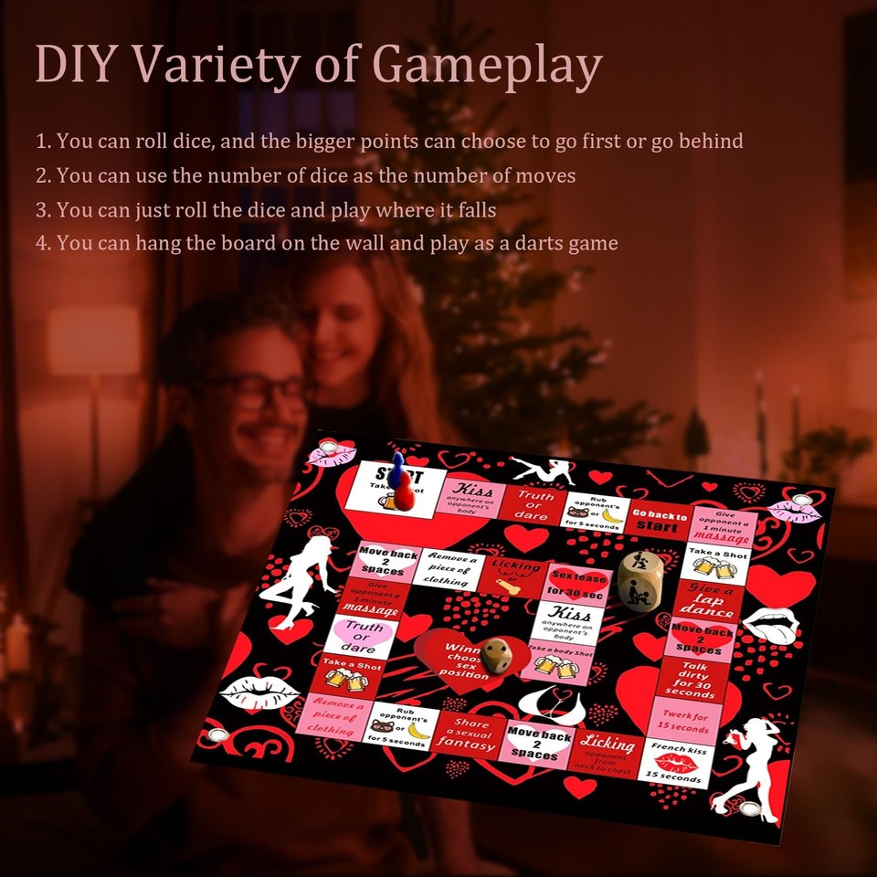 Mosuvenus Romantic Game for Couples - Sex Game for Date Night - Couple ...