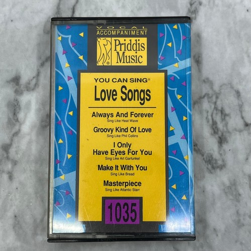 Love Songs Priddis KARAOKE Vocal Accompaniment Cassette Tape TJ6-84 | eBay