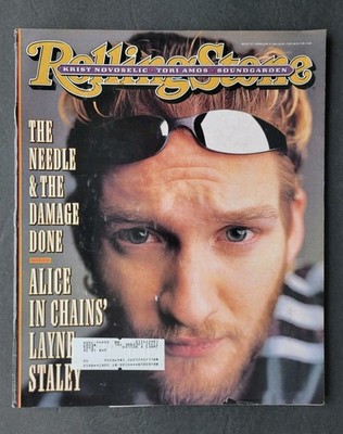 Rolling Stone Magazine Issue 727 February 8 1996 Layne Staley | eBay