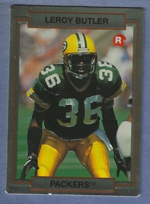1990 Action Packed Rookie Update Football #10 Leroy Butler Rookie ...