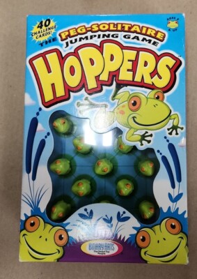 Vintage 1999 Hoppers - Peg Solitaire Jumping Board Game from Binary ...