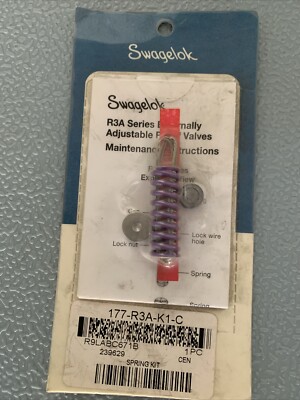 SWAGELOK 177-R3A-K1-C PURPLE SPRING KIT PROPORTIONAL RELIEF VALVES | eBay