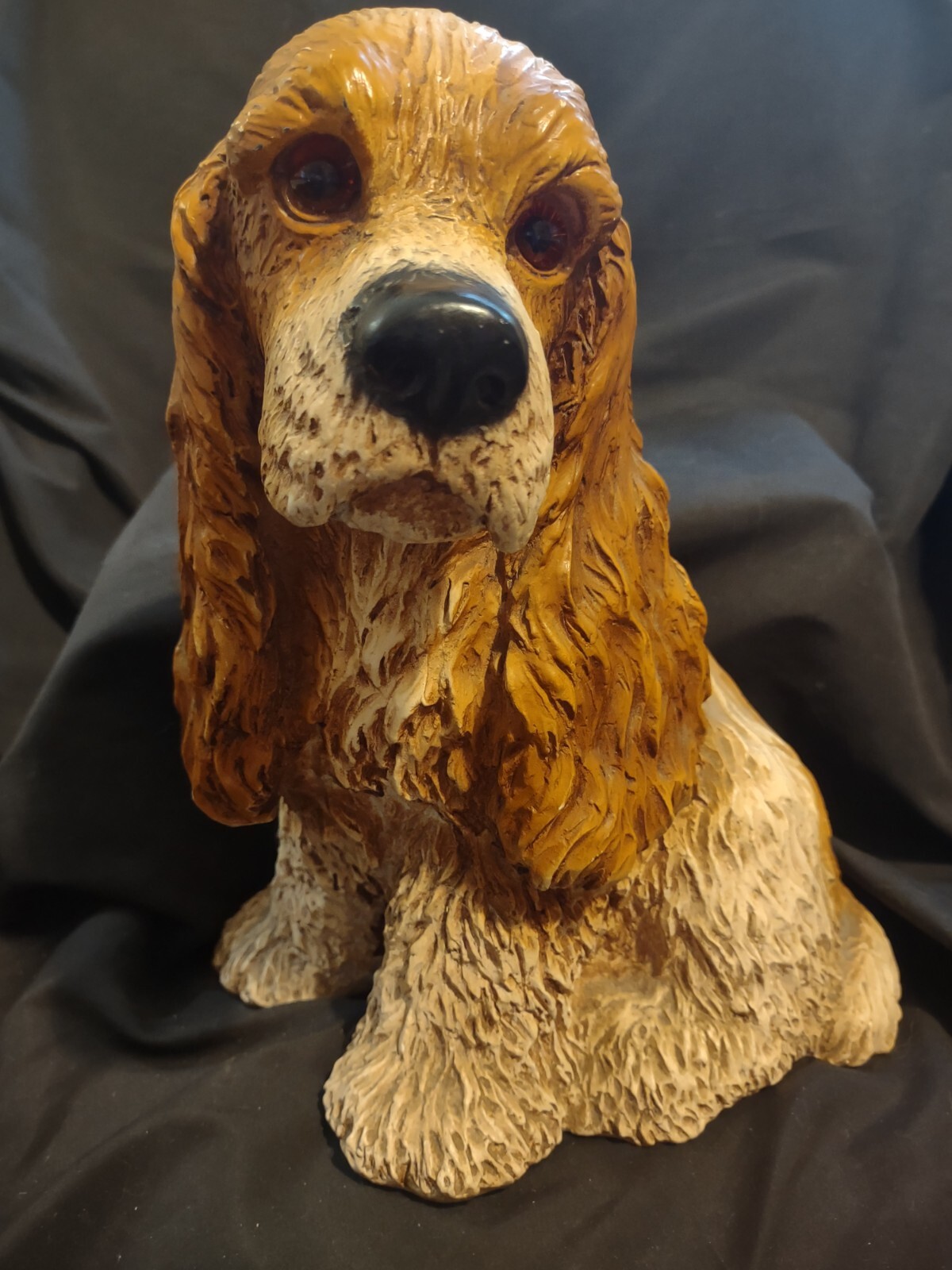 Gorgeous Vintage Ceramic Cocker Spaniel Dog Statue Figurine 11 ½” | eBay