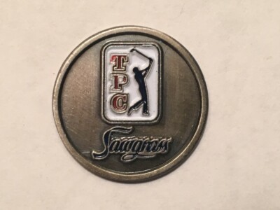 (1) TPC Sawgrass 3/4" Flat Coin Style Golf Marker - Ponte Vedra Beach ...
