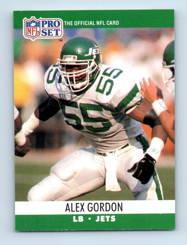 1990 Pro Set Alex Gordon New York Jets #603 | eBay