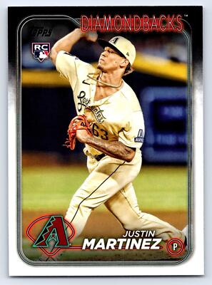 2024 Topps Series 1 Justin Martinez RC Rookie #325 Diamondbacks ...