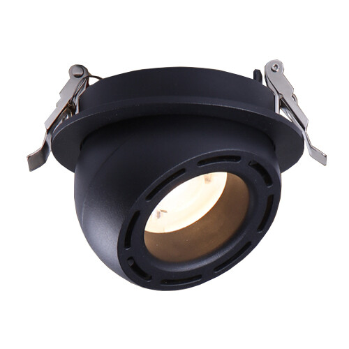 LED COB Ceiling Recessed Light Fixture Pan and Tilt Adjustable Lamp ...