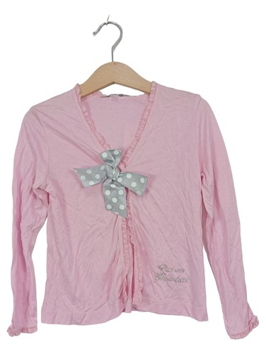 PAN CON CHOCOLATE Gilet Fille Rose Nœud Modal (EU 116) | eBay