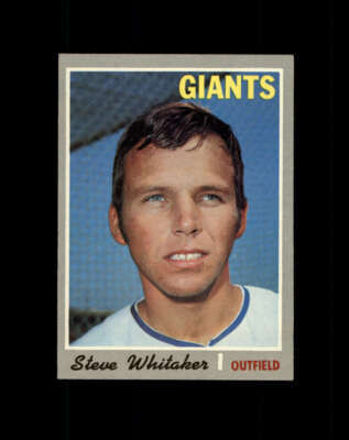 1970 Topps Baseball #496 Steve Whitaker STARX 5.5 EX+ (LS804531) | eBay