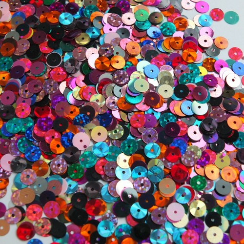 6mm Sequin Mix Bright Colors Multiple Finishes. Made in USA | eBay