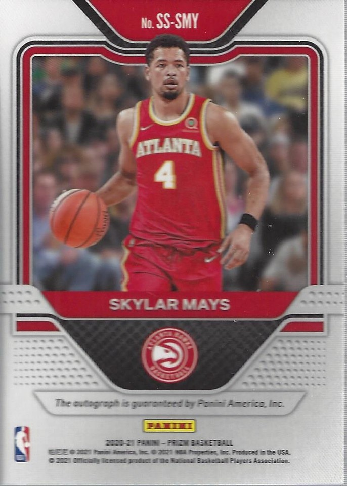 2020-21 Panini Prizm Sensational Signatures #66 Skylar Mays Auto - NM ...
