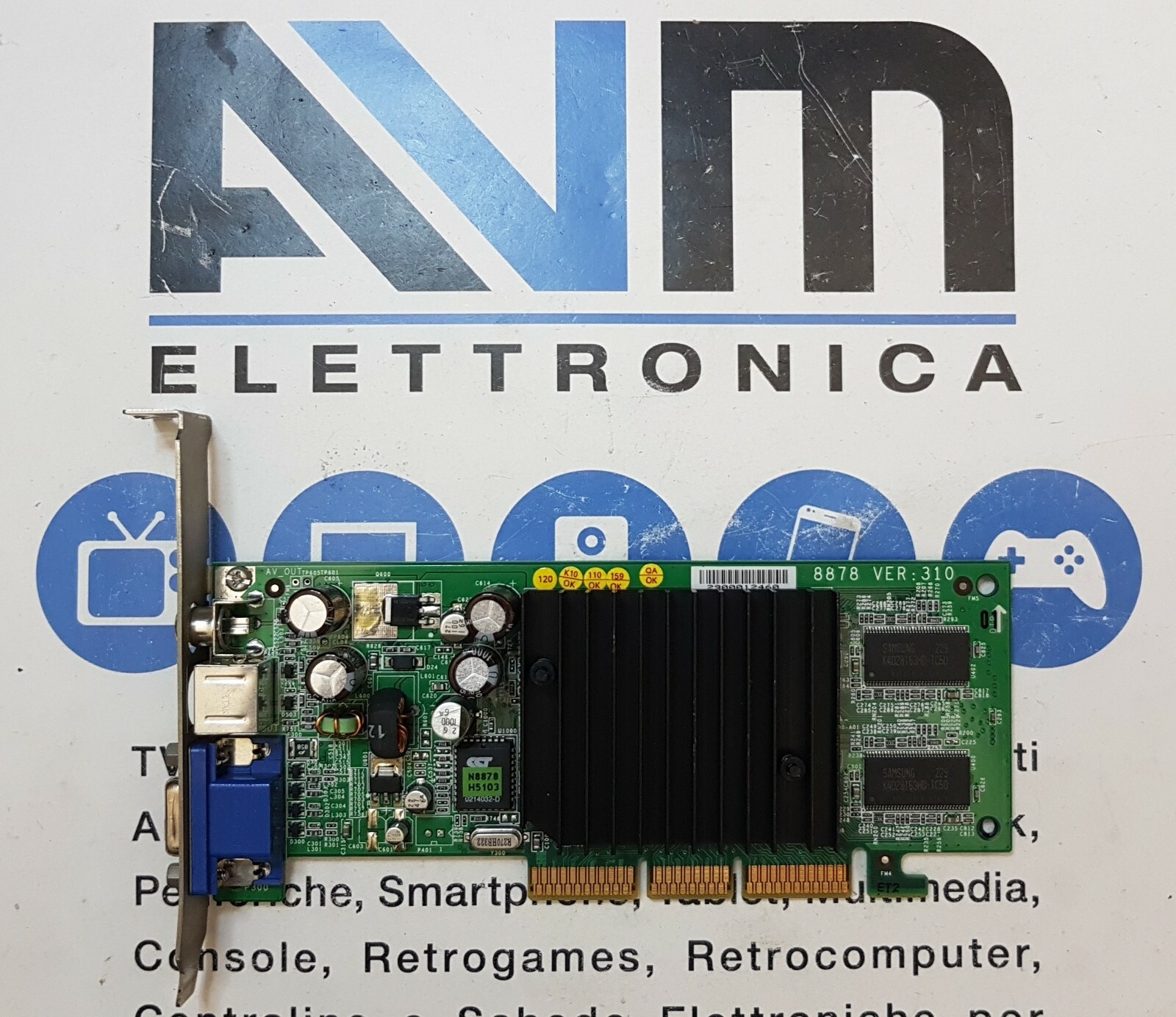 Scheda video AGP NVIDIA GeForce4 MX420 440 4000 32 64 MB SDR DDR ...