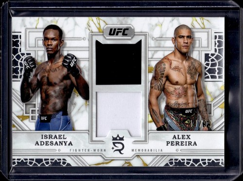 2024 Topps Royalty UFC Israel Adesanya Alex Pereira Prodigious Pairings ...