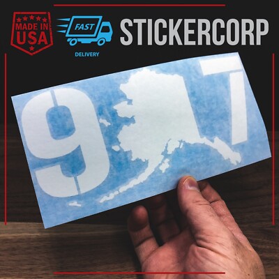 907 Alaska Zip-code Vinyl Decal Sticker - Pick Your Color - Durable ...