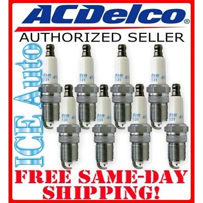 AC DELCO 41-110 Iridium Spark Plugs 12621258 8 PACK AUTHORIZED ACDELCO ...