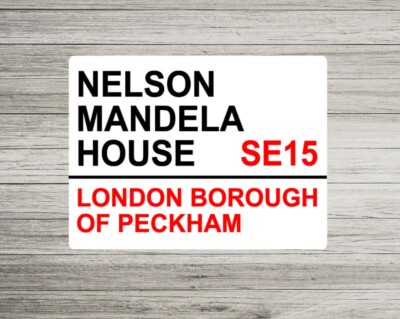 Only Fools & Horses Inspired Metal Sign, Nelson Mandela House Street ...