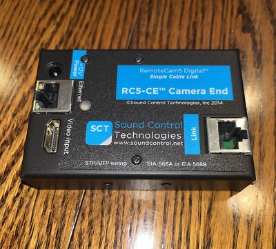 Sound Control RC5-CE Camera End RemoteCam 5 Digital Single Cable Link ...