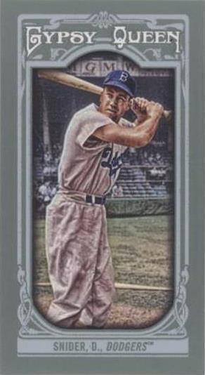 2013 Topps Gypsy Queen - Duke Snider #180 Mini Facing Sideways for sale ...