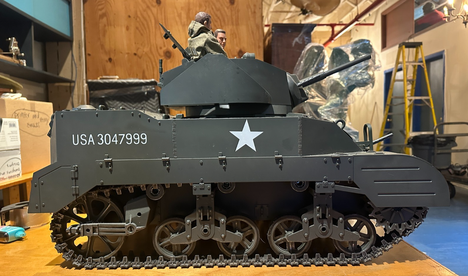 M5 Stuart Tank - 21st Century Toys Ultimate Soldier 1/6 Scale WWII w/2 ...