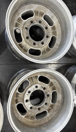 Vintage Slot Wheels 16.5" x 9.75 & 16.5” x 8.5 “ 8 Lug Vintage Aluminum ...