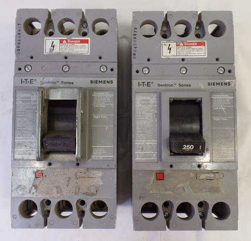 Siemens Molded Case Switch FXD63S250A, Lot of 2 For Parts/ Repair | eBay