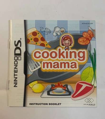 Cooking Mama (Nintendo DS) Manual ONLY | eBay