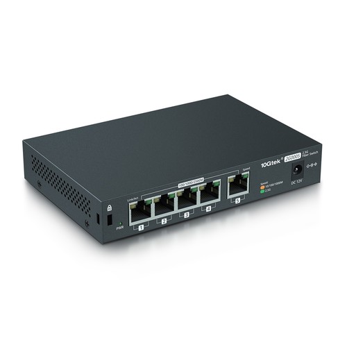 5-Port Unmanaged 2.5G Switch,5 x 2.5GBASE-T Ports,25Gbps Switching ...