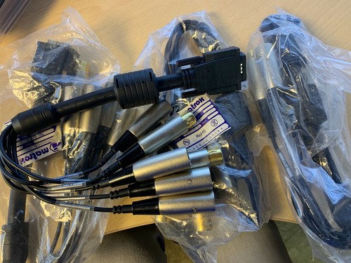 Lot Of 4 X New Matrox XMIO Audio Breakout Cable XMIO/AUD/CBL 16091-05 ...