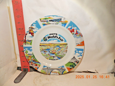 Worlds Fair Expo ‘74 Collectors Large Plate Spokane Washington USA 1974 ...