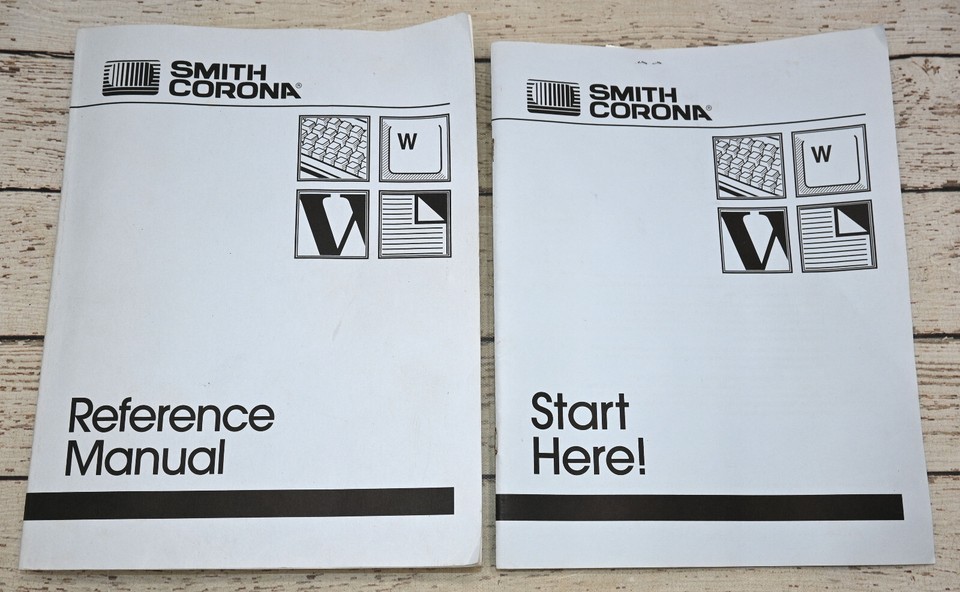 Smith Corona Typewriter Word Processor Owners Instruction User Manual ...