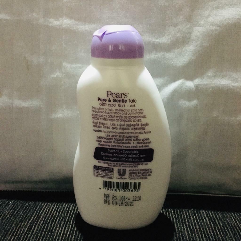 New Pears Baby Powder Purified Gentle Talc Talcum Free 90g Delicate ...