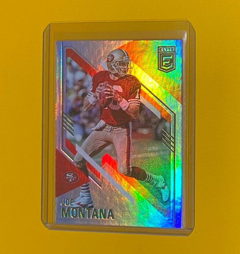 2021 Panini Donruss Elite Joe Montana HOLO FOIL San Francisco 49ers #99 ...