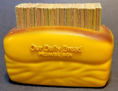 Vintage Our Daily Bread Promise Box - Complete w/ All Scripture Cards ...