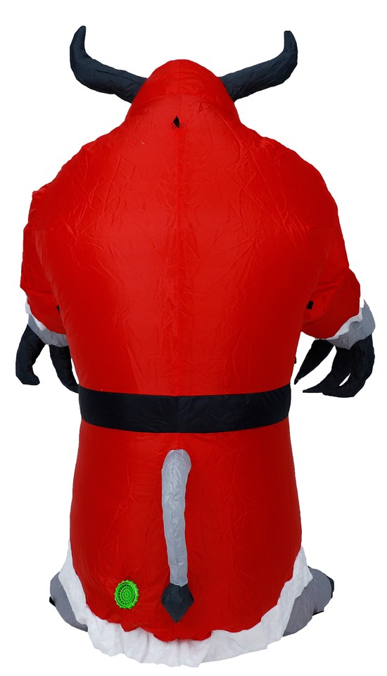 7ft Krampus Santa Inflatables Yard Decd Indoor/Outdoor Christmas ...