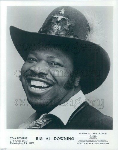 Press Photo Country Rockabilly Singer Big Al Downing | eBay