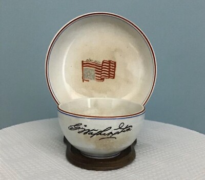 Rare 1776-1876 Centennial Pottery Tea Cup Bearing George Washington’s ...