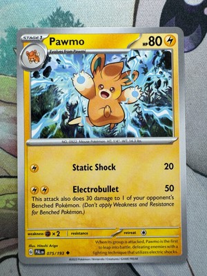 Pawmo Non-Holo English Pokemon TCG BKCI843 | eBay