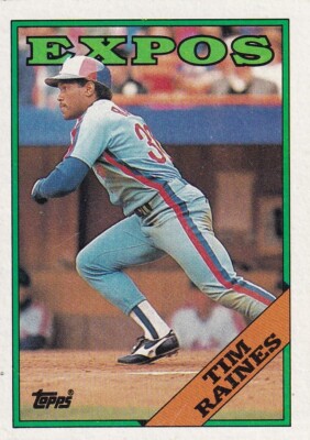 1988 Topps #720 Tim Raines HOF - Montreal Expos | eBay