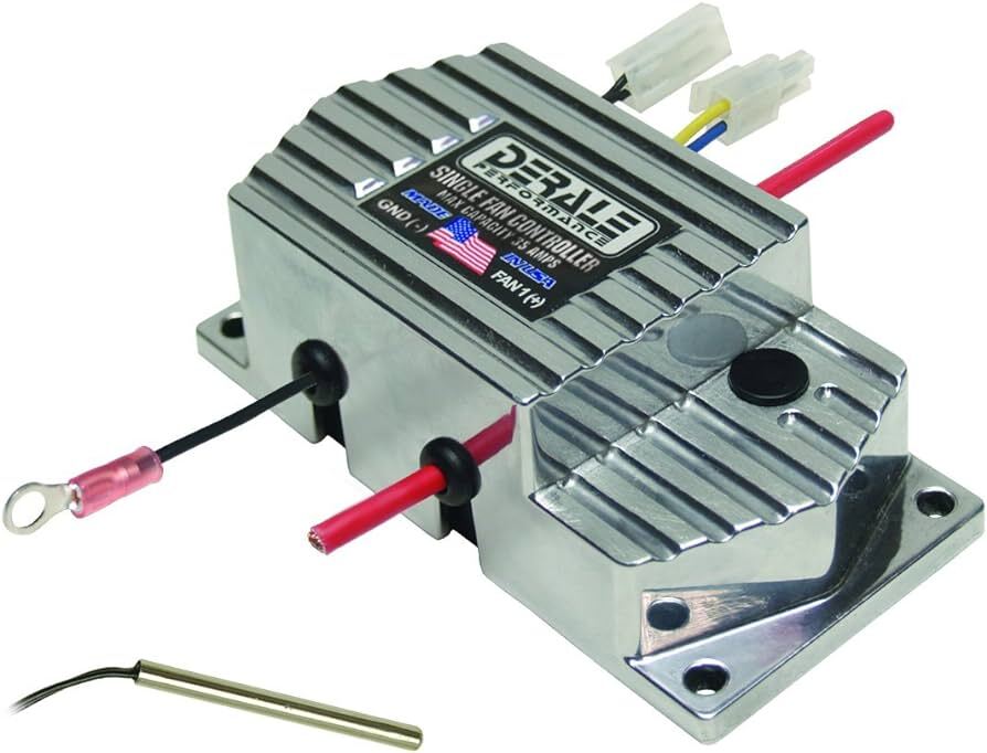 Derale 16778 High Amperage Adjustable Single Electric Fan Controller | eBay