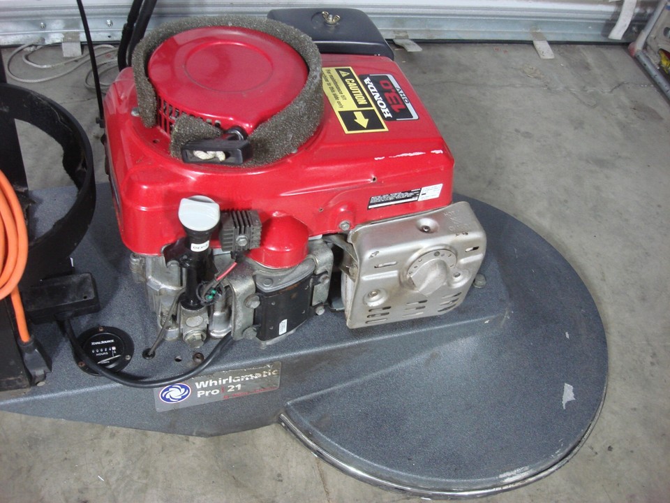 Nilfisk Whirlamatic Pro 21 Floor Burnisher Polisher Propane 22 Hours ...