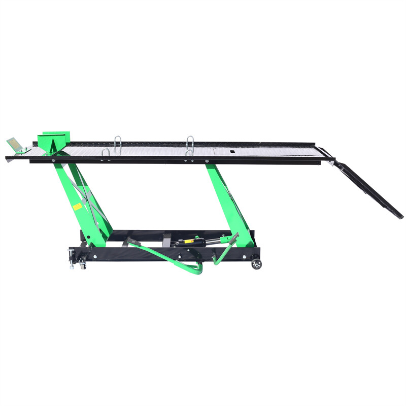 1000 LB Hydraulic Motorcycle Lift Lift Hoist Jack Stand for Mechanics ...