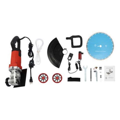 DC 12V Electric Concrete Saw 4000W Motor Circular Saw Cutter with Blade ...