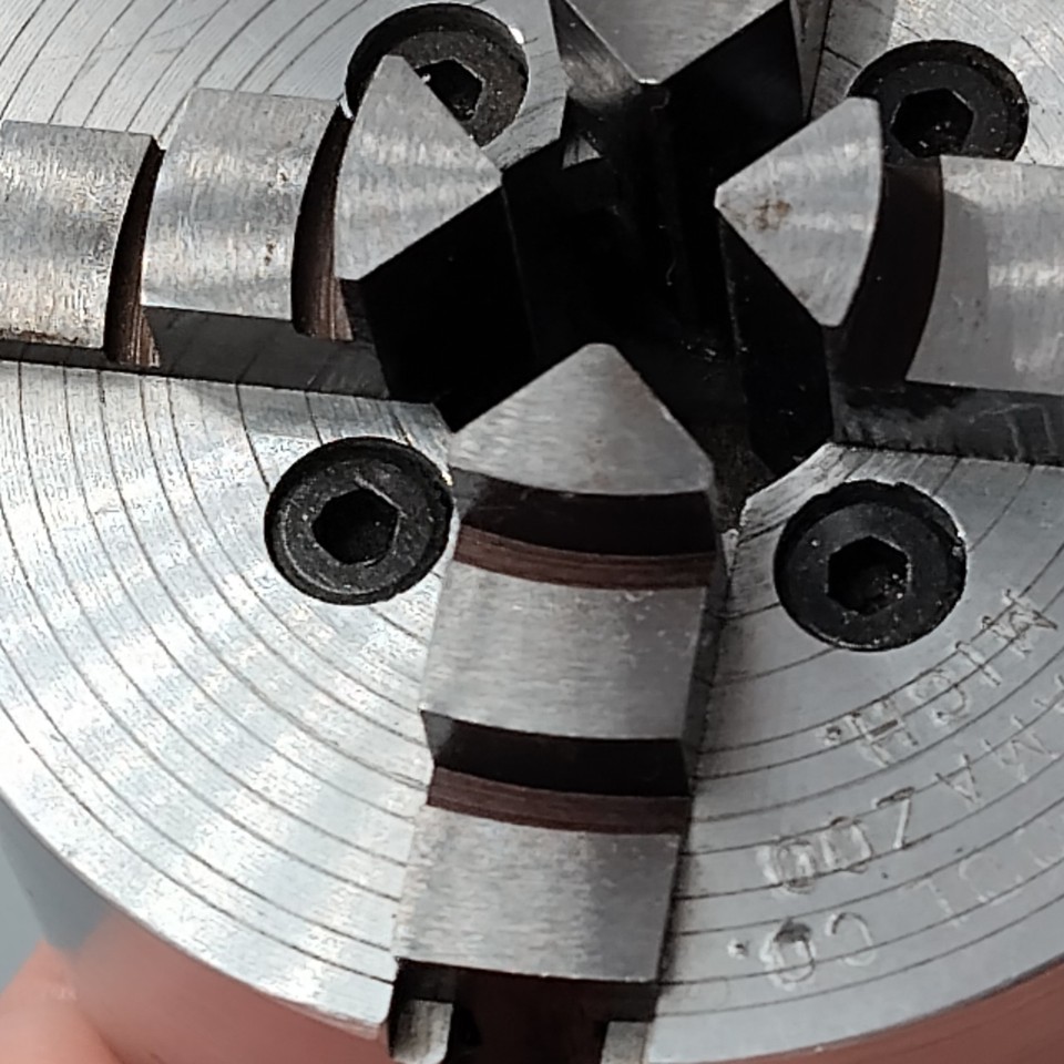 Vintage Buck Tool Co. Lathe Chuck Independent 4 Jaw 2" Dia. 8mm Shank ...